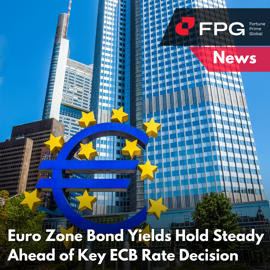 Euro Zone Bond Yields Hold Steady Ahead of Key ECB Rate