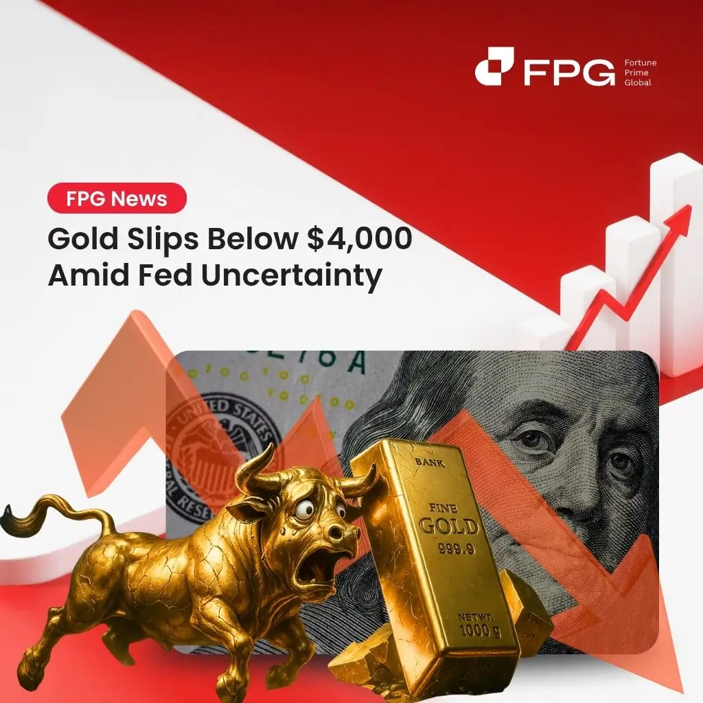 Gold Slips Below $4,000 Amid Fed Uncertainty - FPG Fortune Prime Global